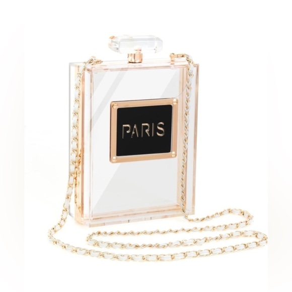 Bags | Acrylic Perfume Bottle Crossbody Bag | Poshmark